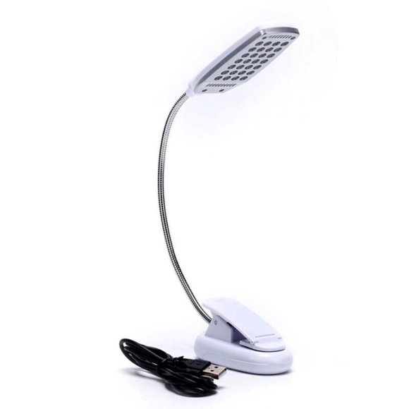 Other | Flexible Usbbattery 28 Led Light Clip On Bed Table Desk Lamp ...